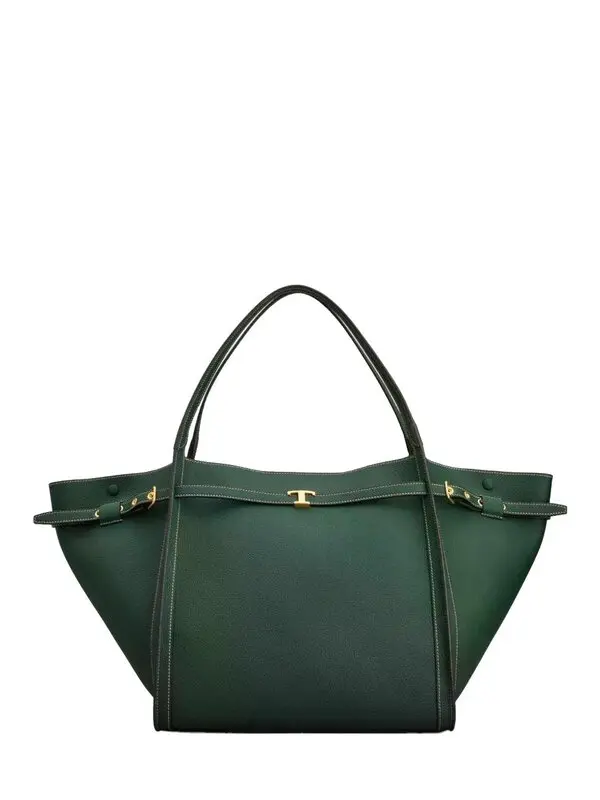 TOD'S T Timeless Medium Tote Bag - Green