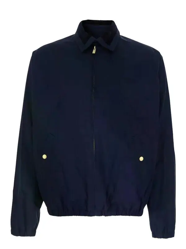 Drole De Monsieur Corduroy Collar Jacket - Blue