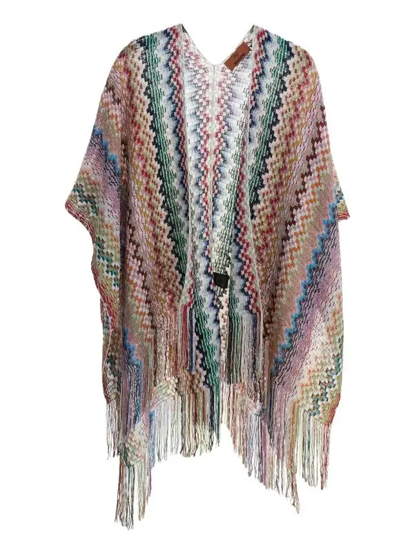 Missoni Fringed Cape - Pink