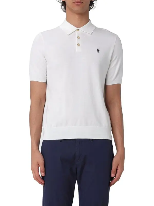 Polo Ralph Lauren Knit Polo Shirt - White