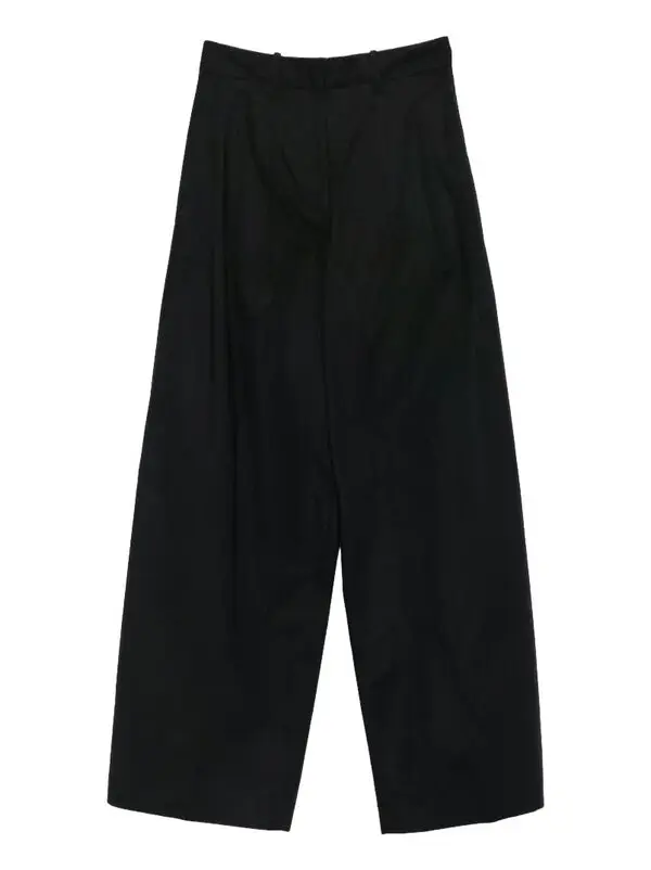 NINE:INTHE:MORNING Pleated Palazzo Pants - Black