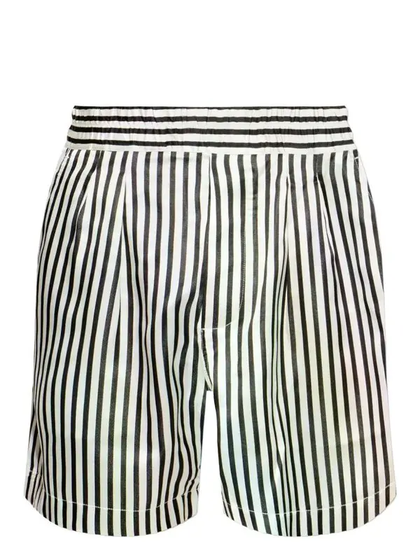 TOM FORD Striped Shorts - White