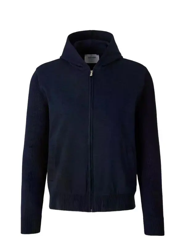 GRAN SASSO Zip-up Hoodie - Blue