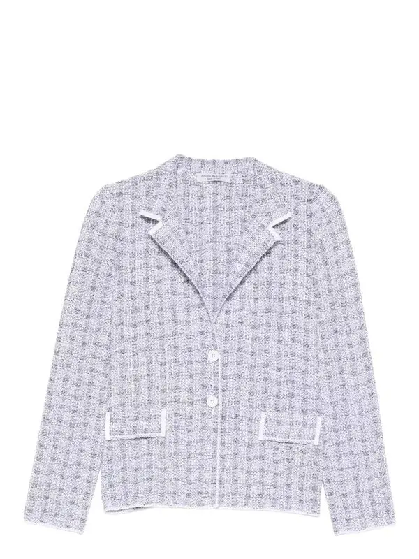 Amina Rubinacci Veronica Tweed Jacket - White