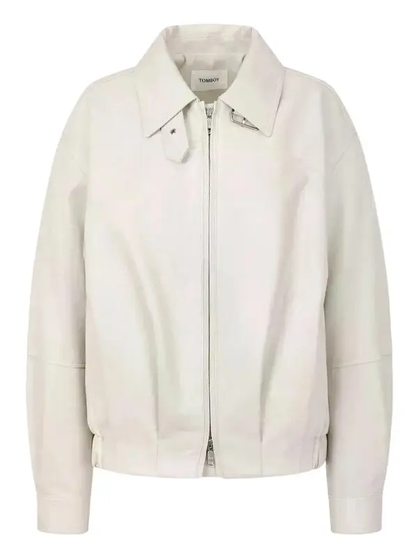 STUDIO TOMBOY Faux Leather Jacket - Neutrals