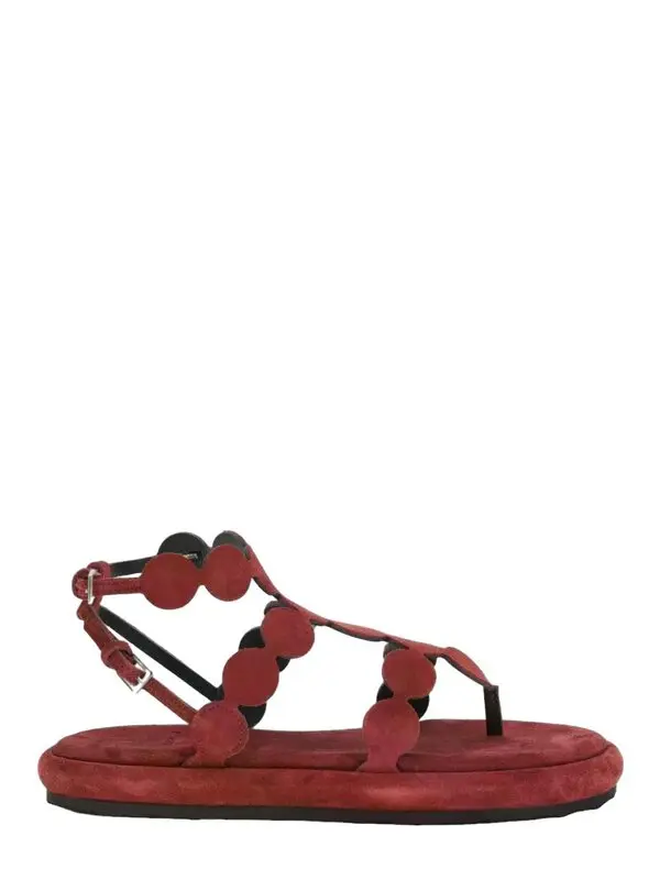 Pierre Hardy Geometric-cage Sandals - Red