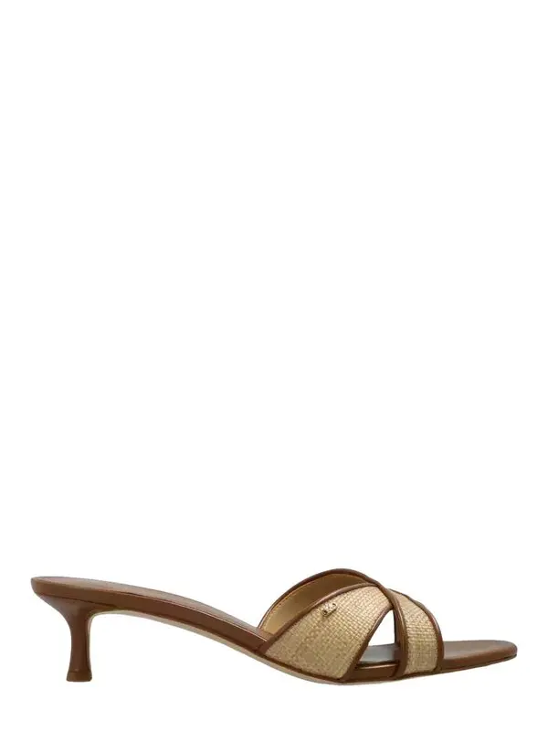 Michael Kors Cassidy Criss-cross Straps Sandals - Neutrals