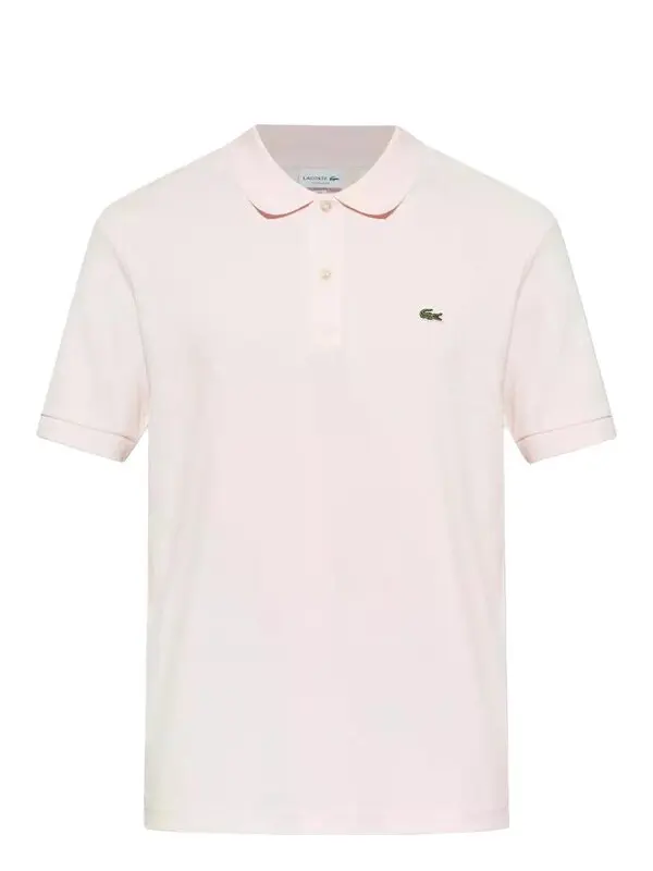 Lacoste Short Sleeve Logo Polo Shirt - Pink