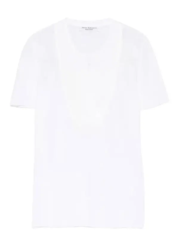 Amina Rubinacci Venezia V-neck Blouse - White