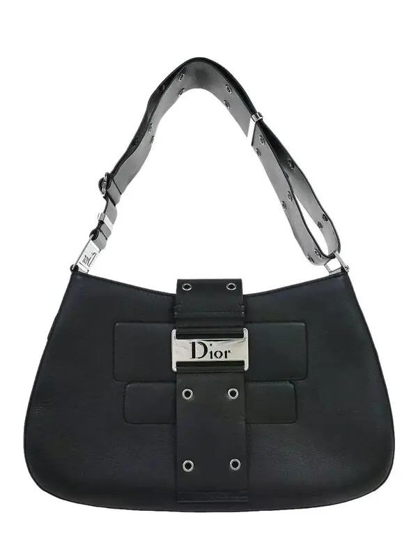 Dior 2002 Street Chic Columbus Shoulder Bag - Black