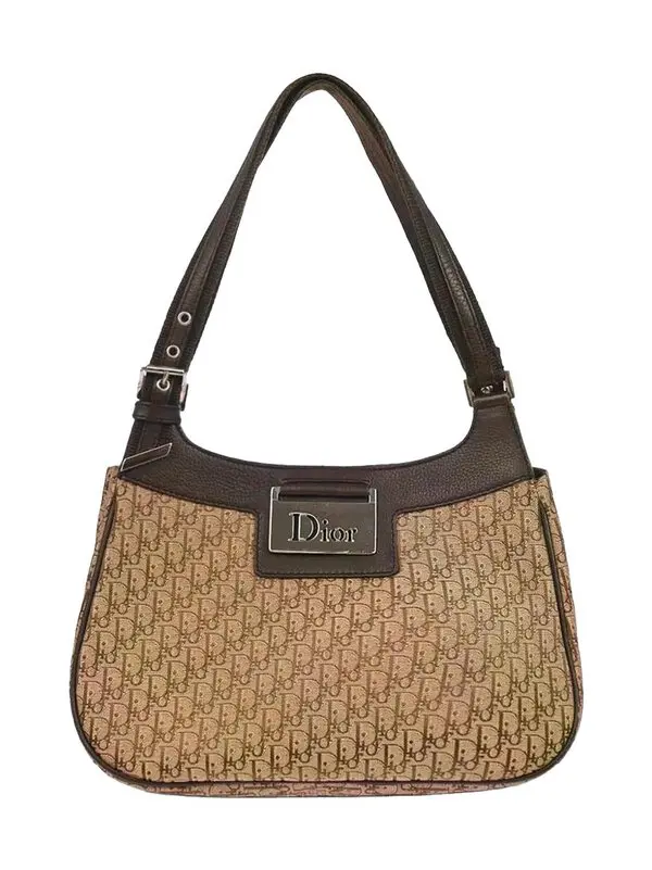 Dior 2006 Street Chic Trotter Canvas Handbag - Neutrals