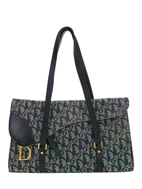Dior Trotter Monogram Tote Bag - Blue