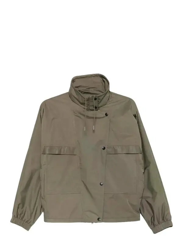 YVES SALOMON High-neck Jacket - Green