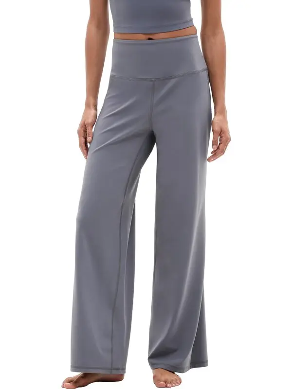 Athleta Elation Ultra High Rise Wide Leg Pant - Slate