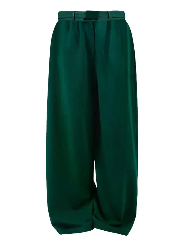 ROWEN ROSE Wide-leg Trousers - Green