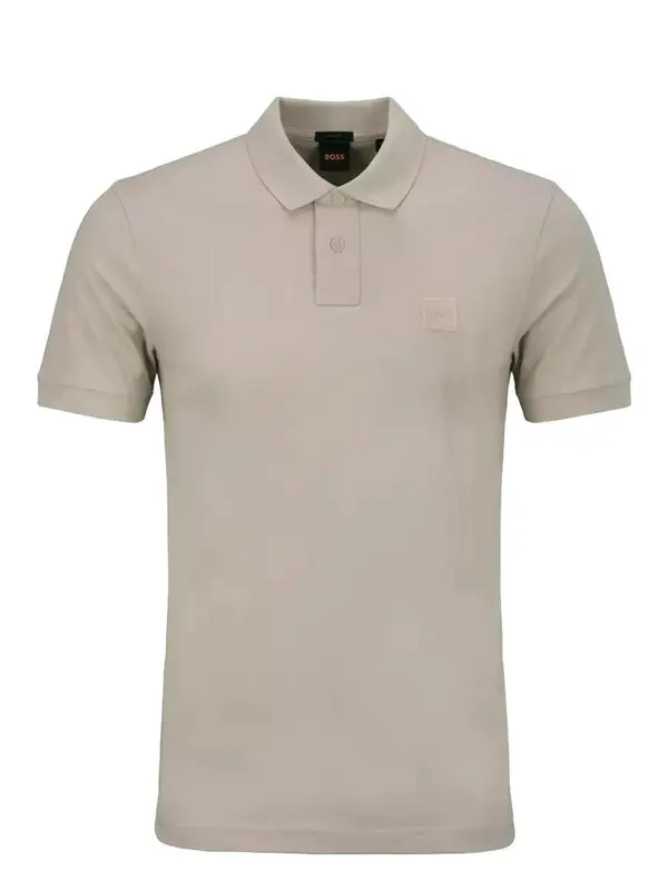 BOSS Logo Polo Shirt - Neutrals