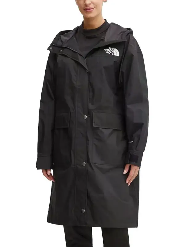 The North Face Hooded Coat With Pocket Detail - Black