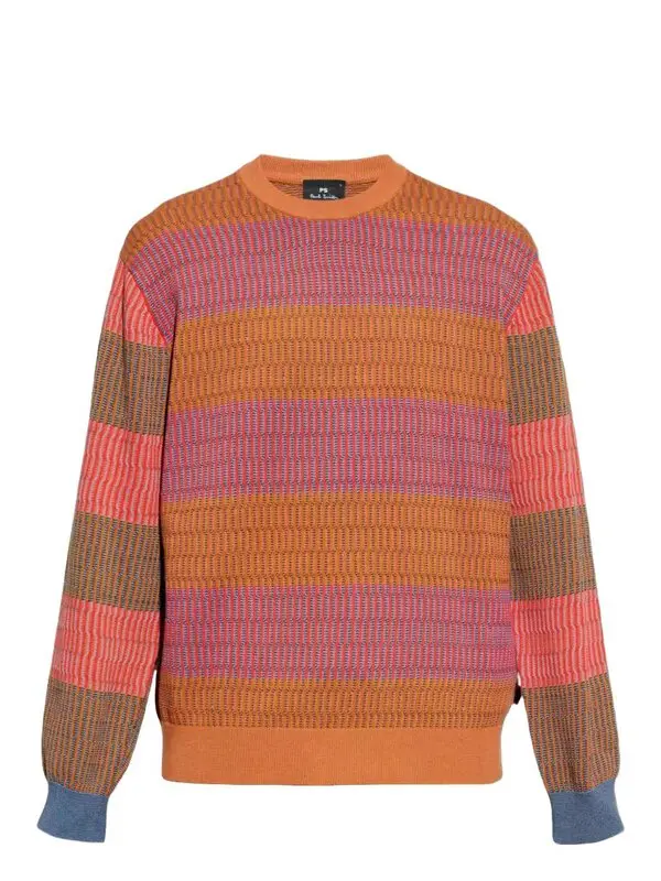 Paul Smith Striped Sweater - Orange