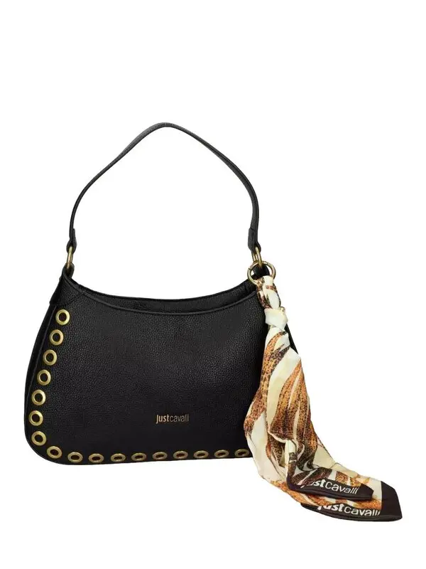Just Cavalli Scarf Detail Bag - Black