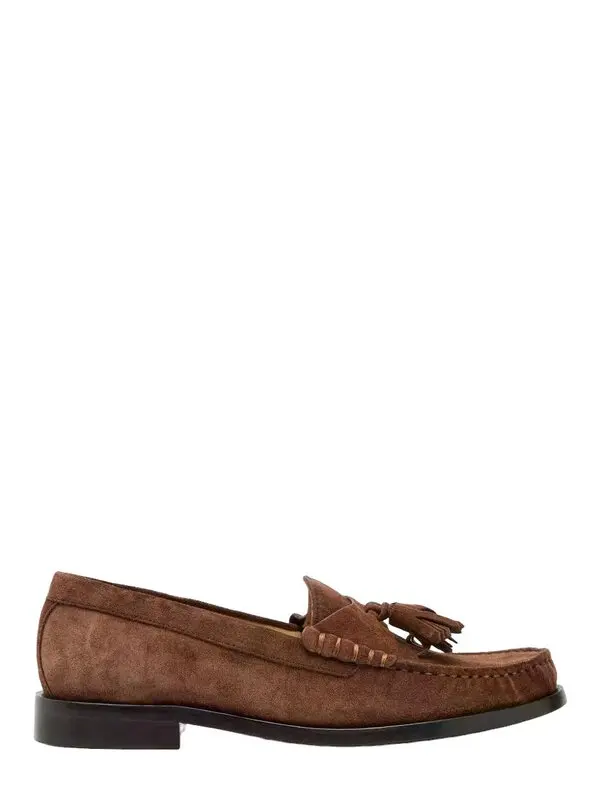 STUART WEITZMAN Lottie Tassel Loafers - Brown