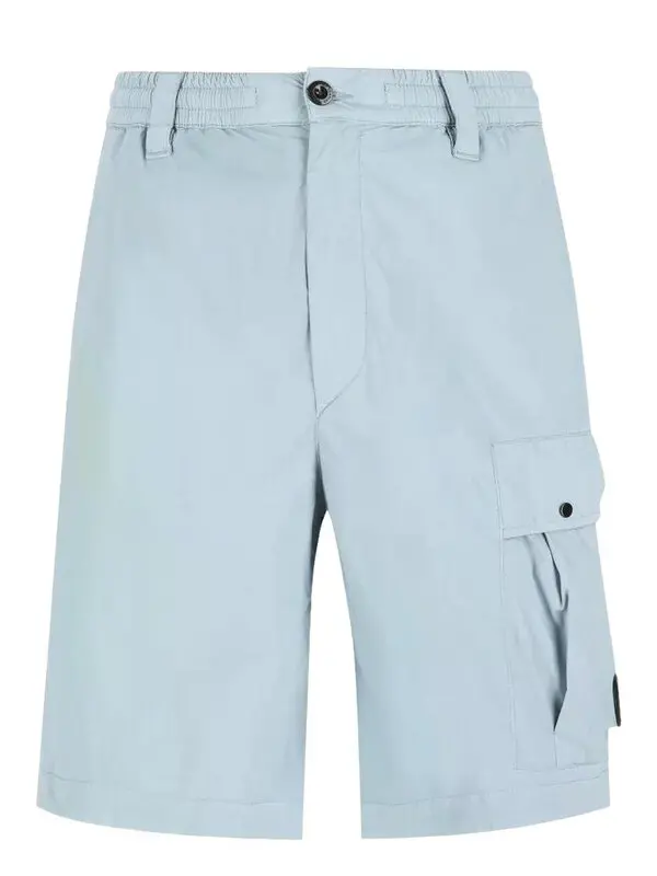 C.P. COMPANY Button-fastening Cargo Shorts - Blue