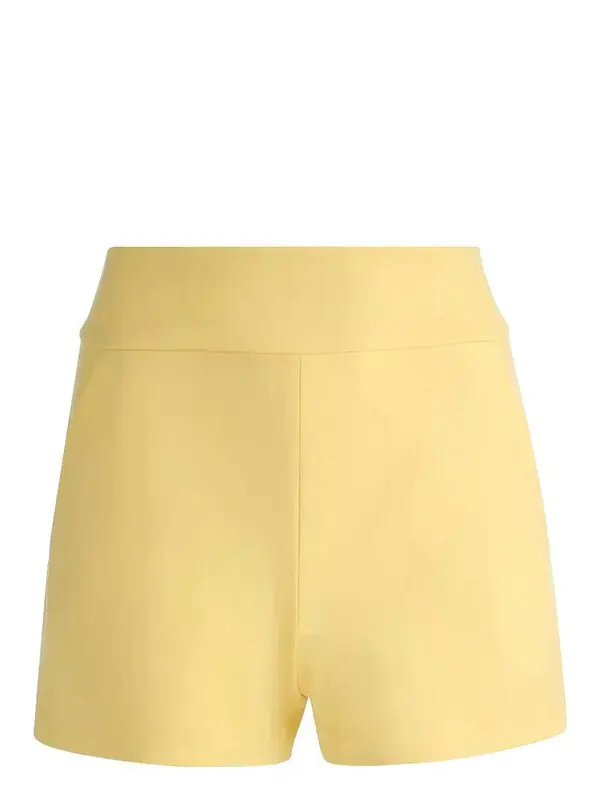 Alice + Olivia Donald High-rise Shorts - Yellow