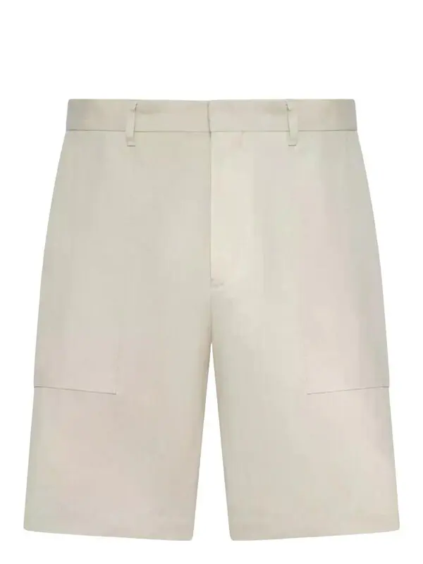 LARDINI Flap-pockets Shorts - Neutrals