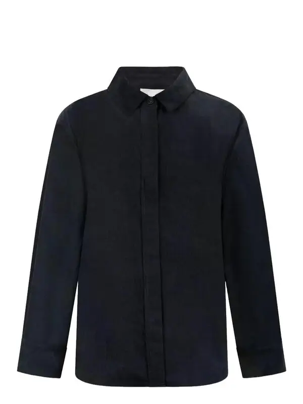 Vince Buttoned Corduroy Shirt - Blue
