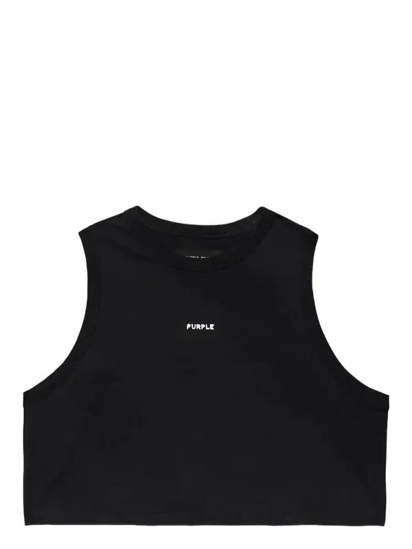 PURPLE BRAND Sleeveless Top - Black