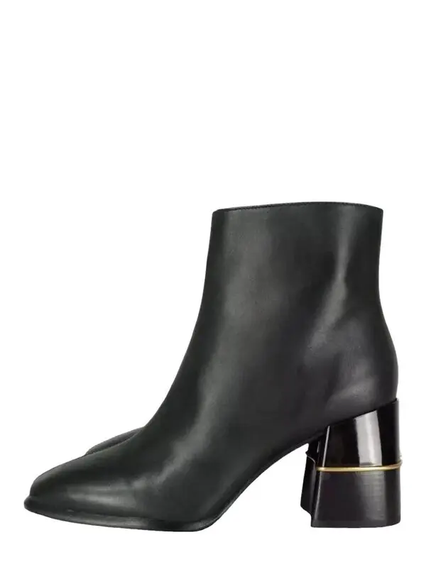 Tory Burch Double T Ankle Boots - Black