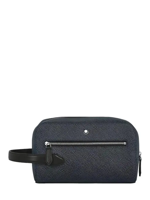 Montblanc Zipped Wash Bag - Blue