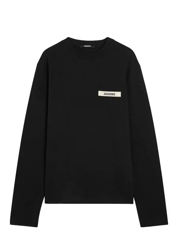 Jacquemus Logo-patch T-shirt - Black