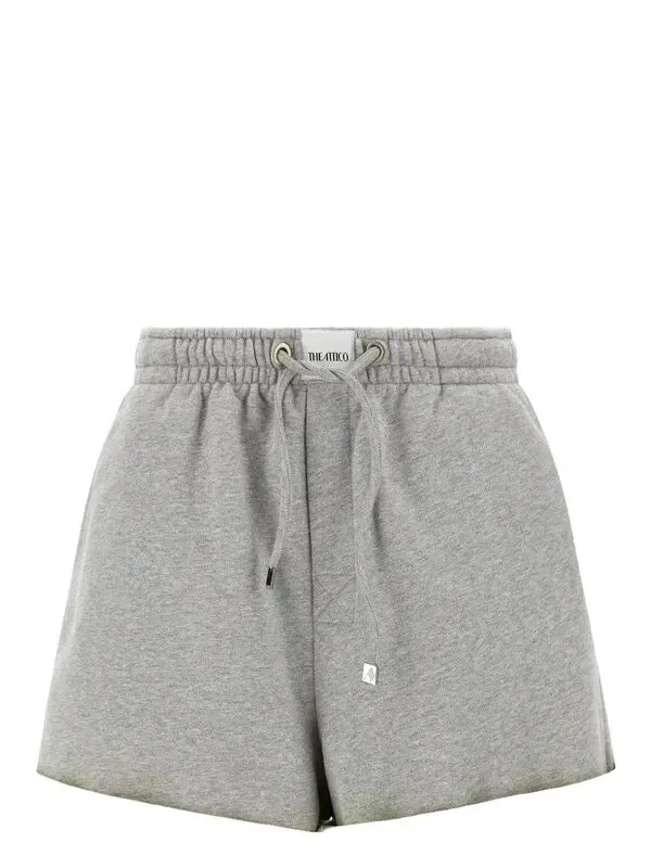 Attico Drawstring Shorts - Grey