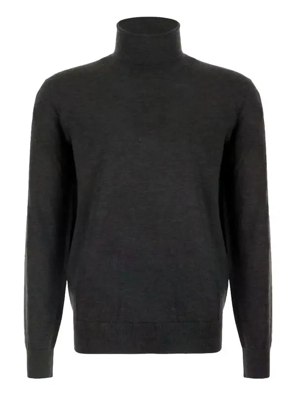 Zegna Roll Neck Sweater - Grey