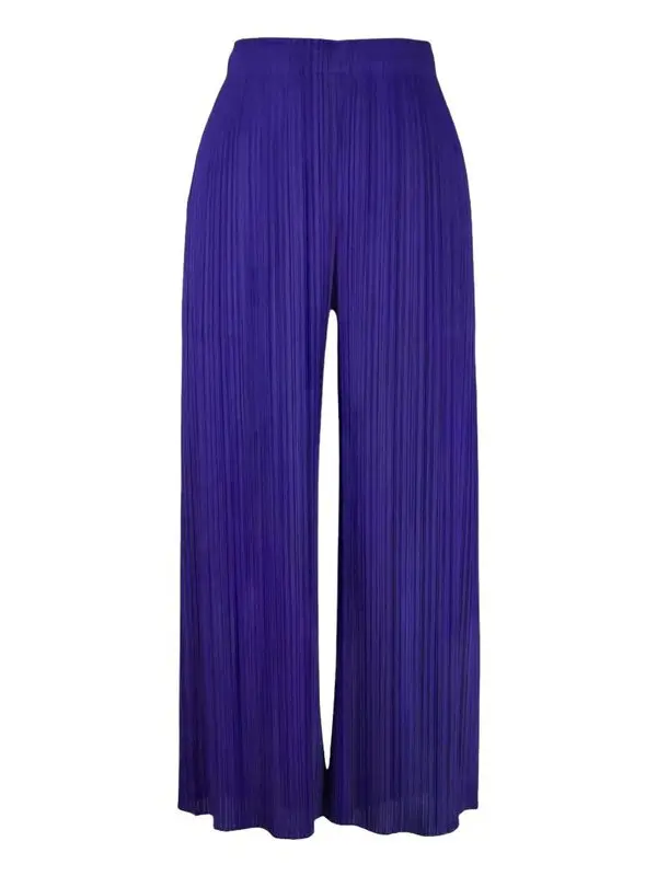 Issey Miyake Pleated Trousers - Purple