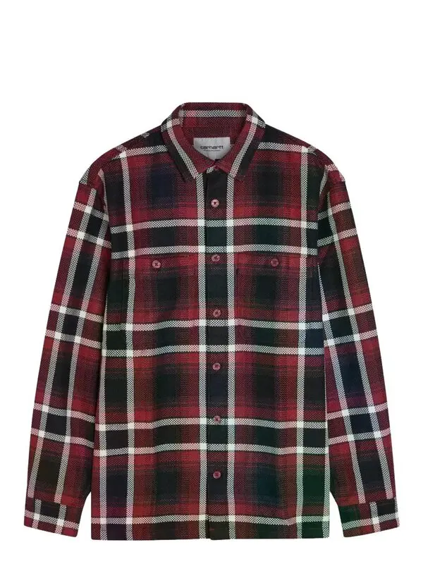 Carhartt Work In Progress Buttoned Checked Shirt - Red