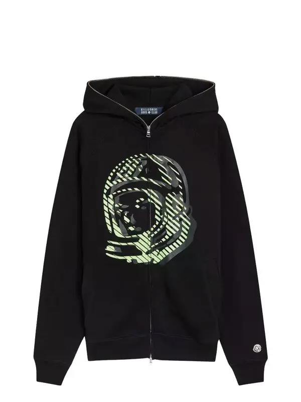 BILLIONAIRE BOYS CLUB Glow Atro Zip-up Hoodie - Black