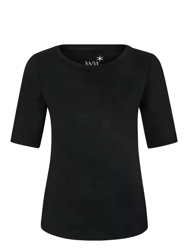 JUVIA Round-neck T-shirt - Black