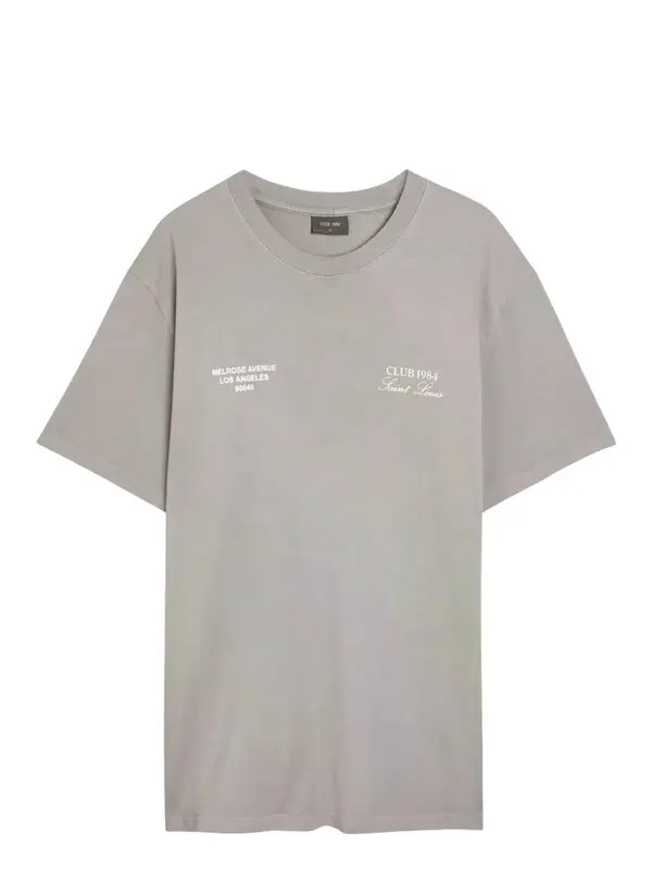 CLUB 1984 Printed T-shirt - Grey