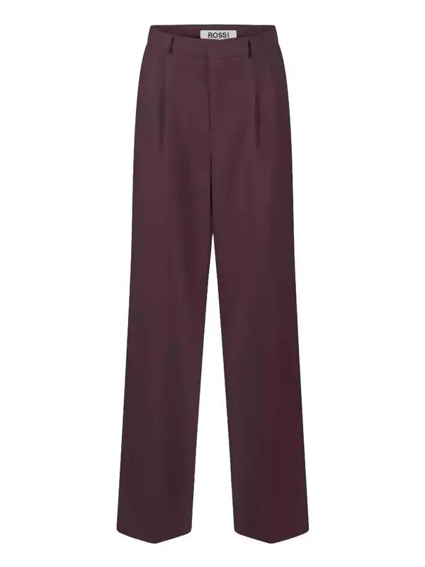 ROSSI Pleated Trousers - Purple