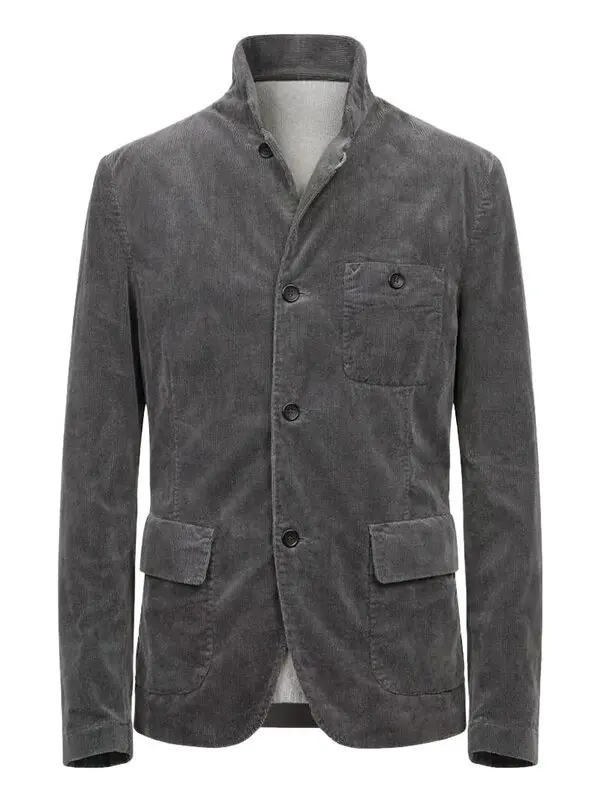 HANNES ROETHER Corduroy Blazer - Grey