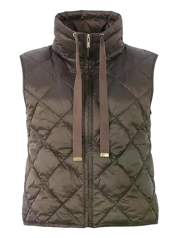Max Mara Tregic Quilted Gilet - Brown