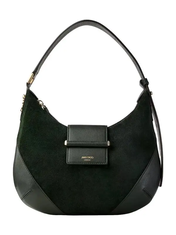 JIMMY CHOO Small Flap Shoulder Bag - Green