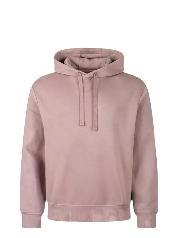 Hugo Logo-detail Hoodie - Pink