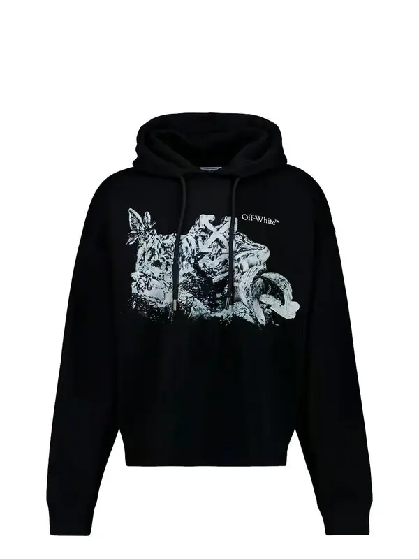 Off-White Graphic-print Hoodie - Black