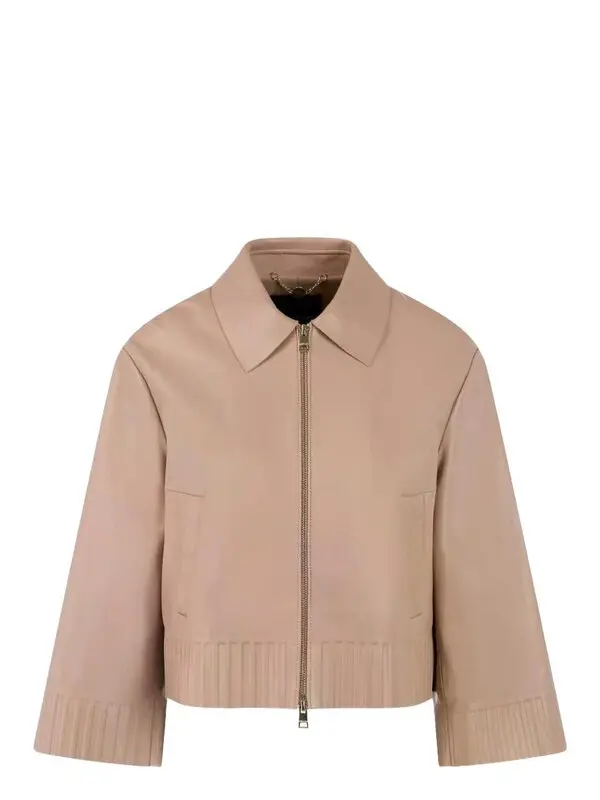 MARCCAIN Rethink Together Ribbed Collar Jacket - Neutrals
