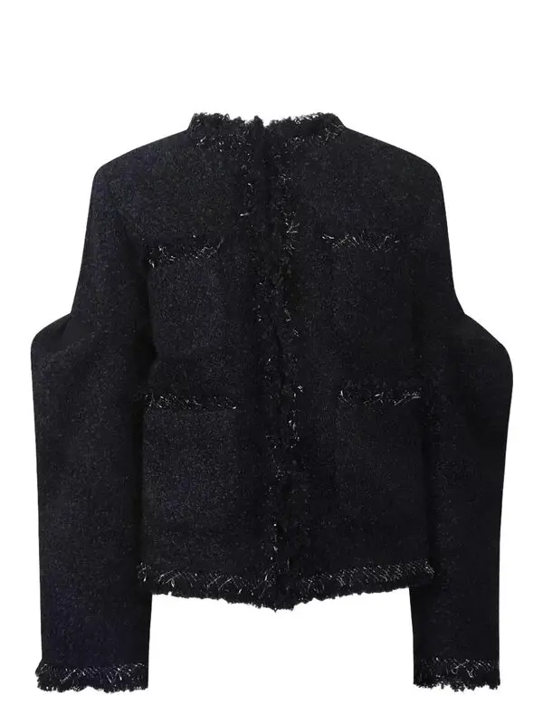 Sacai Tweed Jacket - Black