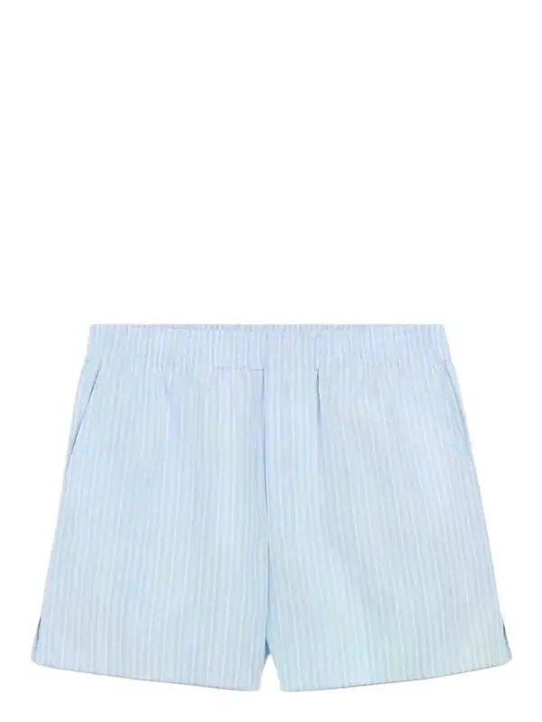 Ami Striped Shorts - Blue