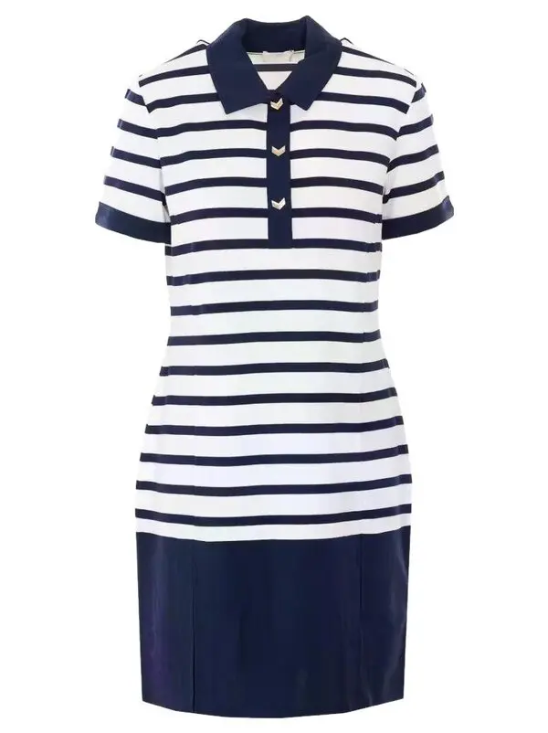 Liu Jo Striped Mini Dress - Blue