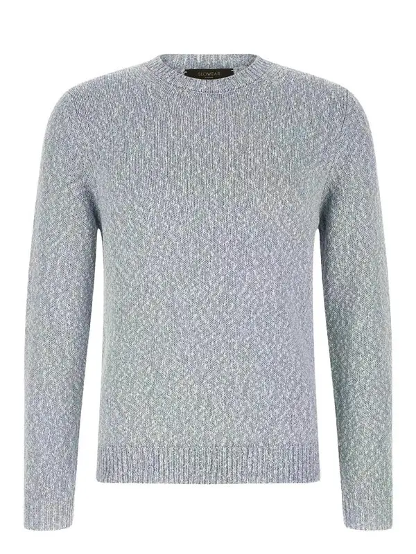ZANONE Two-tone Knitted Sweater - Blue